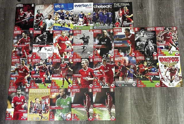 LIVERPOOL PROGRAMMES 2008/2009 (27 Total) £99.99 - PicClick UK