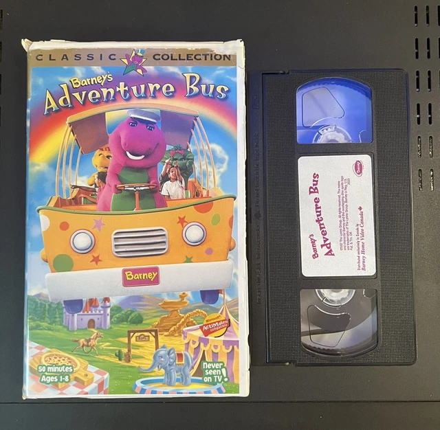 BARNEY: ADVENTURE BUS (1997) | VHS Tape | Canadian Clamshell Release $9 ...