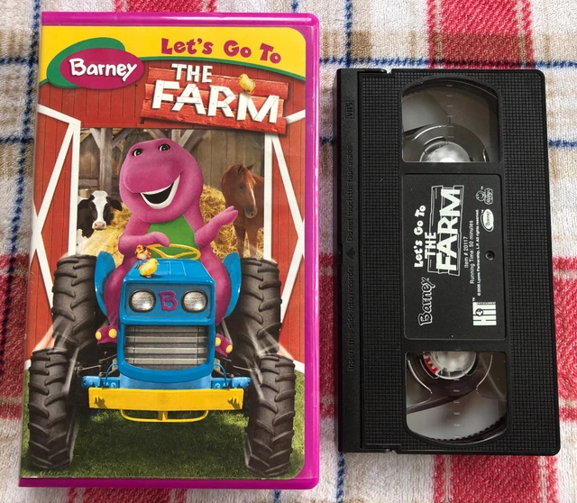 BARNEY: LET'S GO TO THE FARM [2005] {Canadian Clamshell} | VHS TAPE ...