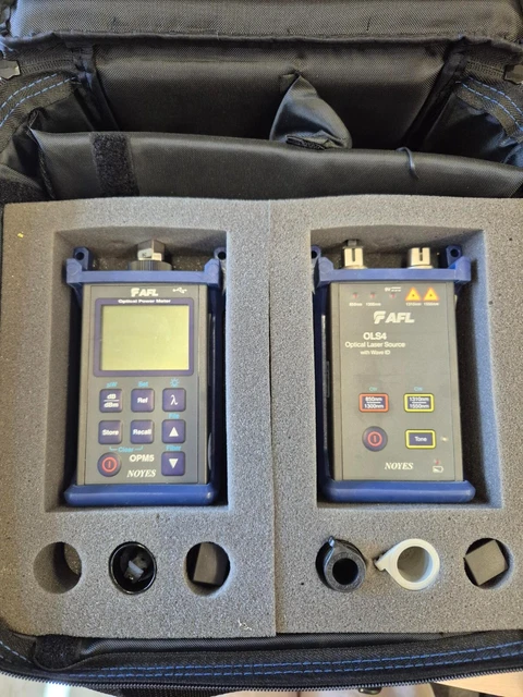 AFL NOYES OPM5 Power Meter and OLS 4 Optical Laser Source £350.00 ...