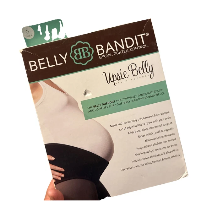 BELLY BANDIT UPSIE Belly Pregnancy Support Band Black Size S NEW £13.45 ...