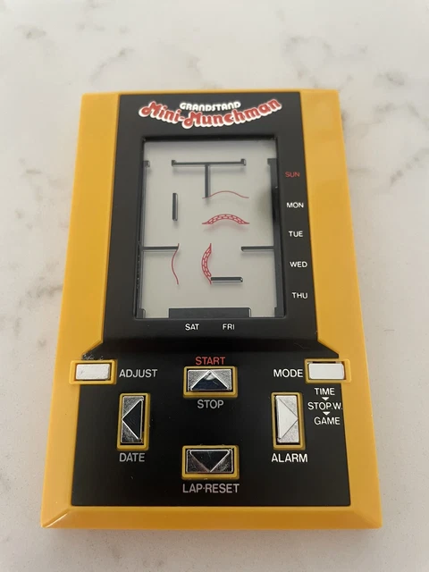 BOXED GRANDSTAND MINI Munchman Vintage 1981 LCD Game with Manual ...