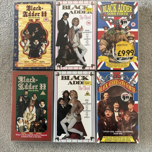 BLACK ADDER VHS Bundle x6 Black Adder II, The Third And Goes Forth £16. ...