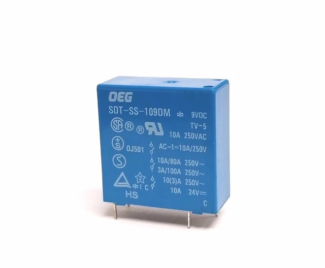 LOT DE 100 Sdt-Ss-109Dm Relay Gen But Spst 10A 9V EUR 177,52 - PicClick FR