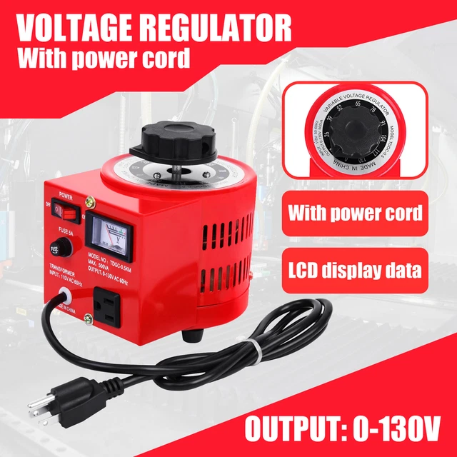 500w Variac Transformer Variable Ac Voltage Regulator Metered 5amp 110v