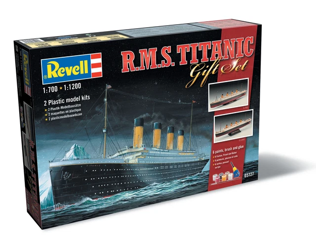 TITANIC MODEL SHIP Steamliner Revell Gift Set 05727 Spedizione Gratuita ...