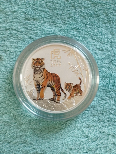2 OZ UNZEN Lunar Tiger Farbe COLOR 2022 / Top Zustand direkt aus der Rolle EUR 104,00 - PicClick DE