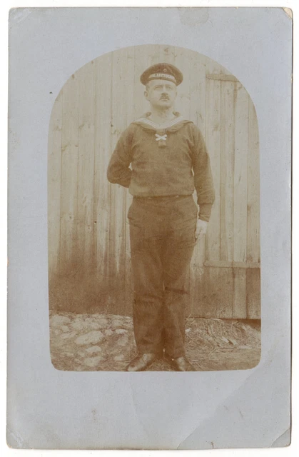 ORIGINAL FOTO PORTRAIT Matrose, Marine Luftschiffer, 1. WK Weltkrieg ...