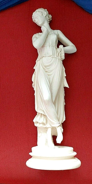ANCIENT GREEK GODDESS TALL ALABASTER STATUETTE KITI STATUES ART CYPRUS ...