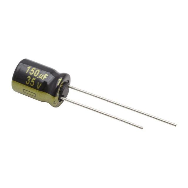 10 ELKO LOW Impedance Radial Capacitor Panasonic FM 150uF 35V 105°C ...