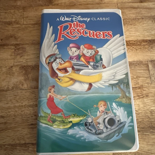 THE RESCUERS VHS Walt Disney Black Diamond Classic ClamShell £5.68 ...