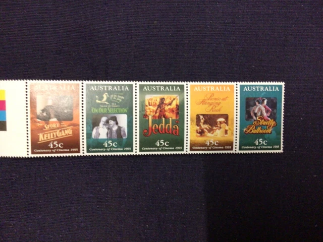 AUSTRALIA 1995 CENTENARY Of Cinema Strip Of 5 MUH $2.25 - PicClick AU