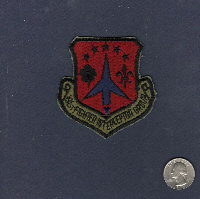 ORIGINAL 191ST FIG F-106 Delta Dart F-4 Phantom MI ANG USAF Subd ...