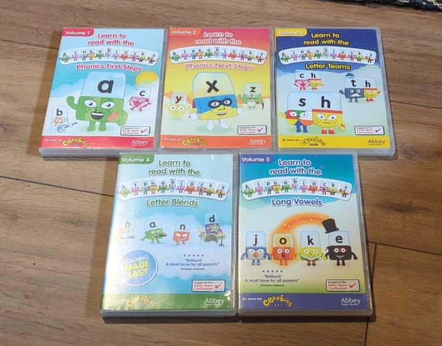 CBEEBIES ALPHABLOCKS COMPLETE Collection DVD Box Set - Volumes 1-5 EUR ...
