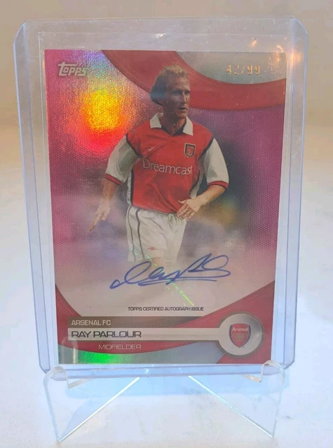 TOPPS ARSENAL FC 2024 Team Set Ray Parlour Auto Autograph Card #/99 ...