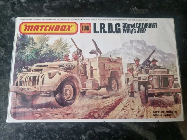 VINTAGE, MATCHBOX LRDG Chevrolet & Willy's Jeep Model Kit £31.03 ...