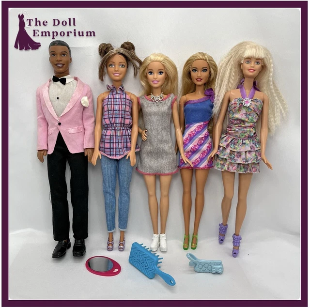 BARBIE DOLL FACEMOLD Bundle - Steven, Teresa, Barbie, Blonde Raquelle ...
