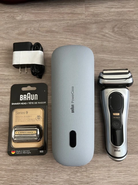 BRAUN SERIES 9 Pro Plus 9577cc Electric Shaver with PowerCase + Extra ...