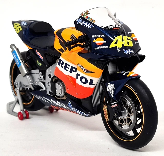 MINICHAMPS 1/12 HONDA RC211V 2002 Valentino Rossi Repsol équipe modèle ...