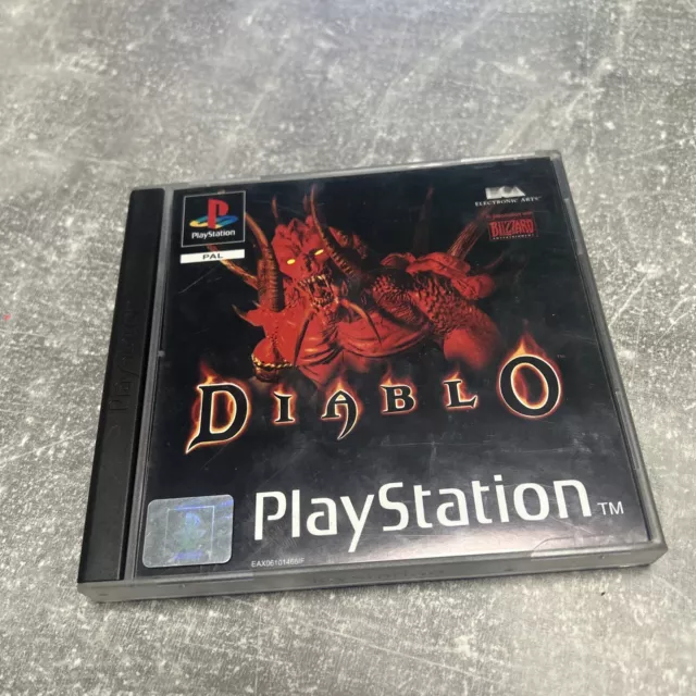 DIABLO SONY PLAYSTATION 1 PS1 PSX PS One avec instructions état neuf ... DIABLO SONY PLAYSTATION 1 PS1 PSX PS One avec instructions état neuf ...