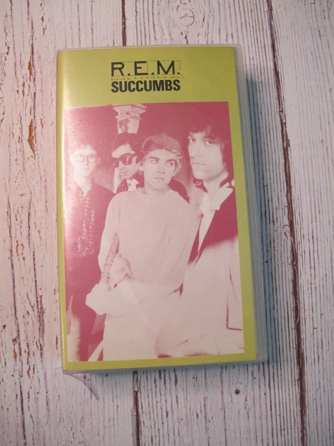 R.E.M. REM SUCCUMBS vhs videocassetta dvd rock murmur out of time green ...