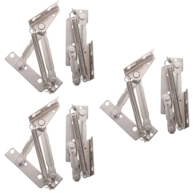 3 PAIRS LIFT And Up Hinge Spring Loaded Hinge Lid Support Support £38. ...