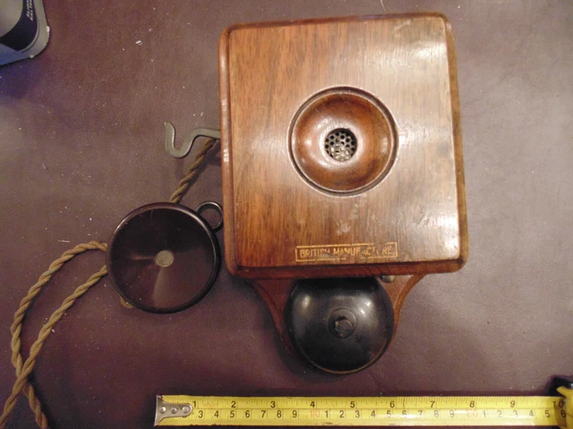 RAILWAY SIGNAL BOX Station Antique Telephone Train Engine Rare Vintage ...