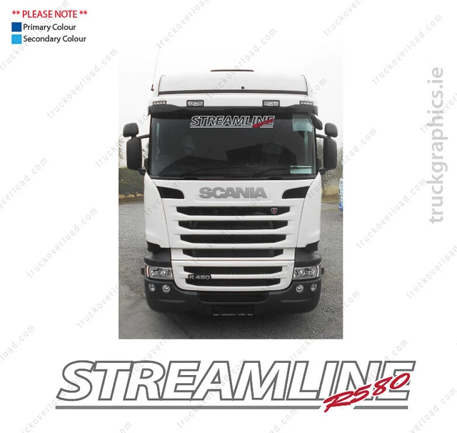 SCANIA STREAMLINE R580 Front Windscreen Decals - (27) £20.66 - PicClick UK
