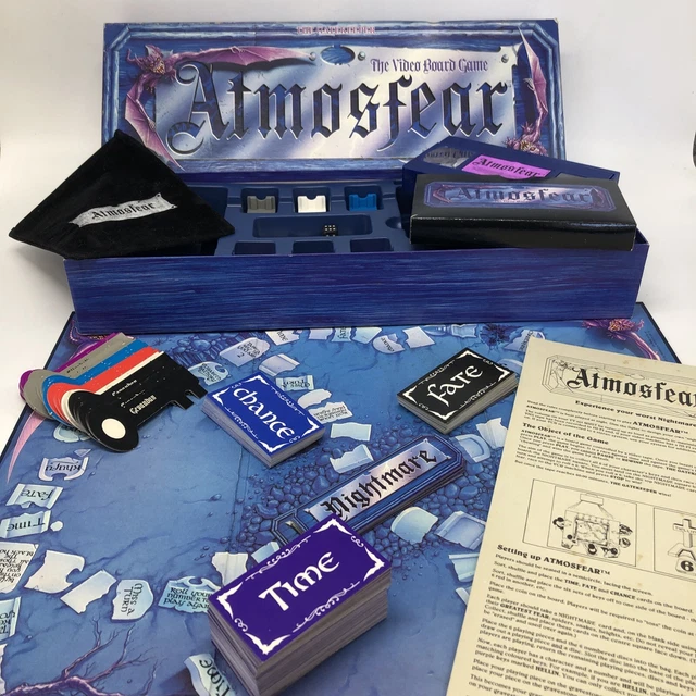 VINTAGE ATMOSFEAR VIDEO Board Game VHS Cassette Gatekeeper 1991 Spear's ...