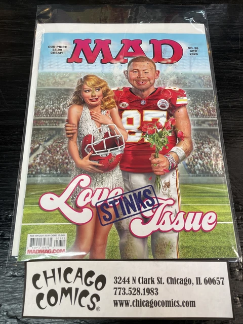 MAD MAGAZINE #36 Taylor Swift Kelse Parody 2024 £19.74 - PicClick UK