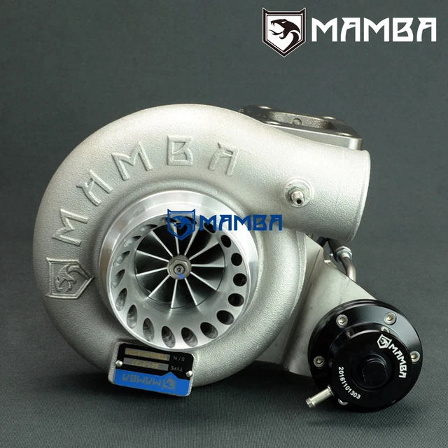 MAMBA GTX TURBOCHARGER Low Mount For Nissan TD42 GQ 3" TD05H-18G 6cm T3 ...