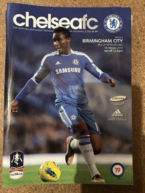 CHELSEA MATCHDAY PROGRAMMES £6.49 - PicClick UK