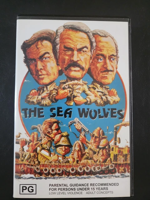 THE SEA WOLVES - VHS - Gregory Peck David Niven $14.95 - PicClick AU