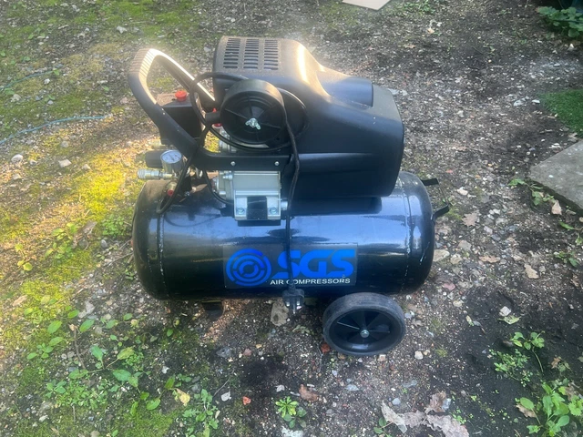 SGS 50 LITRE Direct Drive Air Compressor - 9.6CFM, 2.5HP, 50L £94.00 ...