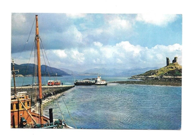 KYLEAKIN: FERRY/CASTLE MOIL, Isle of Skye: ferry crossing from mainland ...