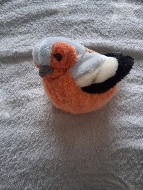 WILD REPUBLIC TWEETING Bird Orange Soft Toy, Singing Little Bird no tag ...