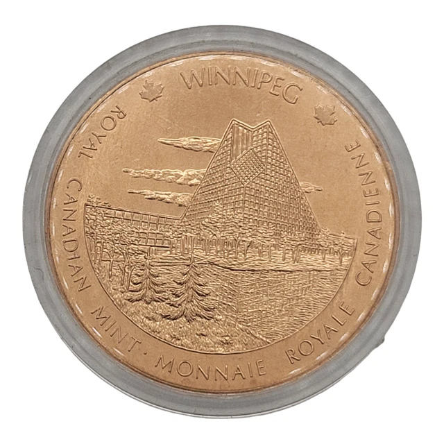 RCM OTTAWA WINNIPEG Royal Canadian Mint Monnaie Royale Canadienne Token ...