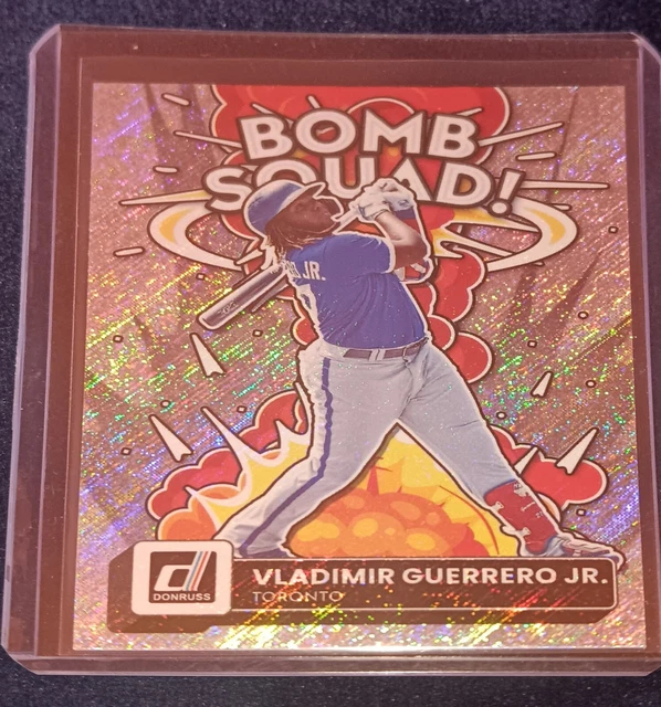 VLADIMIR GUERRERO JR Bomb Squad Rapture Parallel 2022 Panini Donruss BS ...