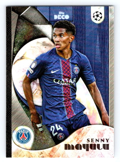 2025-26 TOPPS DECO UCC Prodigy RC Senny Mayulu (Paris Saint-Germain ...