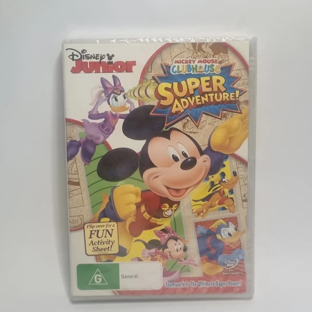 DISNEY JUNIOR MICKEY Mouse Clubhouse - Super Adventure! (R4 DVD, 2014 ...
