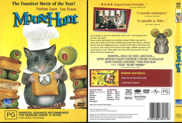 610 NEW SEALED DVD Region 4 MOUSE HUNT $17.50 - PicClick AU
