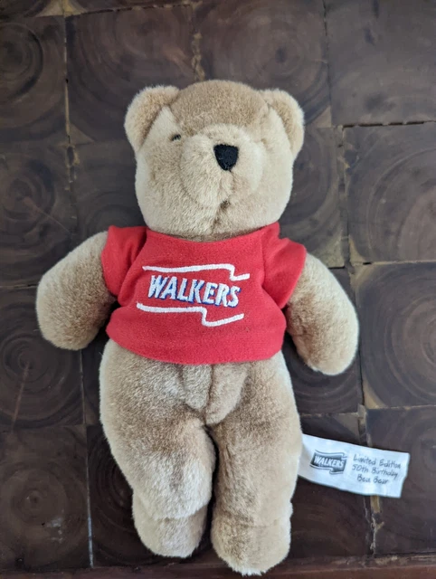 WALKERS CRISPS LIMITED Edition Collectable 50th Birthday Bean Teddy ...