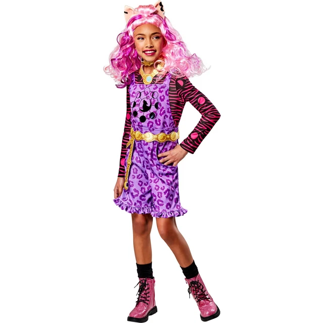 MONSTER HIGH GIRLS Clawdeen Wolf WigOne Size Pink BN5671 £17.99 ...