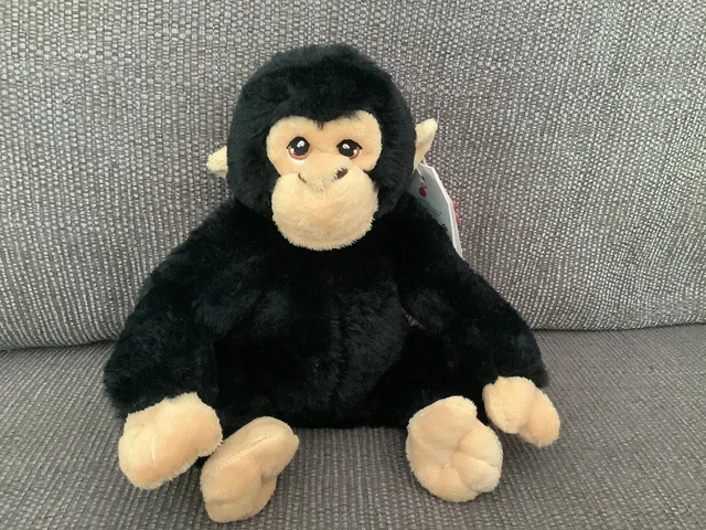 KEELECO SOFT TOY Cuddly Plush Chimpanzee Chimp Monkey Animal 16cm £6.99 - PicClick UK