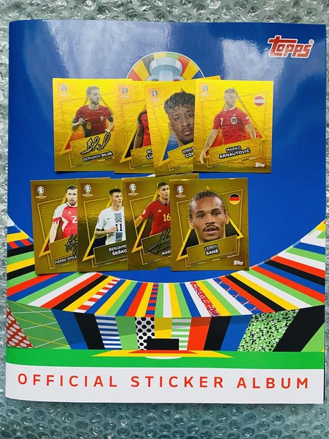 TOPPS UEFA EURO 2024 Full Completed Sticker Album £73.52 - PicClick UK