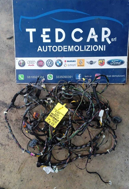 CAVI CABLAGGIO IMPIANTO Elettrico Abitacolo Fiat 500 Abarth 1.4 Benzina ...