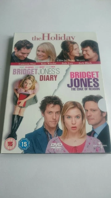 BRIDGET JONES'S DIARY/THE Edge Of Reason/The Holiday (DVD, 2007) 3-Disc ...