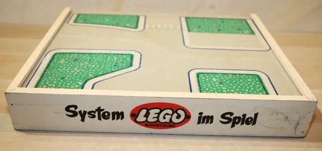 LEGO SYSTEM IM Spiel Holzkasten Sortierkasten Wooden Box 50er & 60er ...