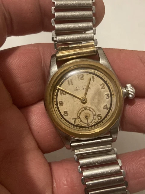 ROLEX OYSTER GRENFELL Canadian Military? 1940 WW2 Rare Watch Bonklip ...