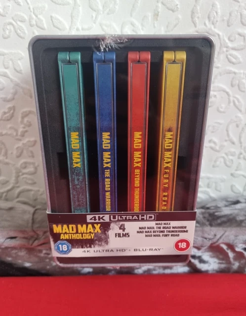 MAD MAX 4 Movie Collection 4K ULTRA HD BLU RAY STEELBOOK NEW AND SEALED ...